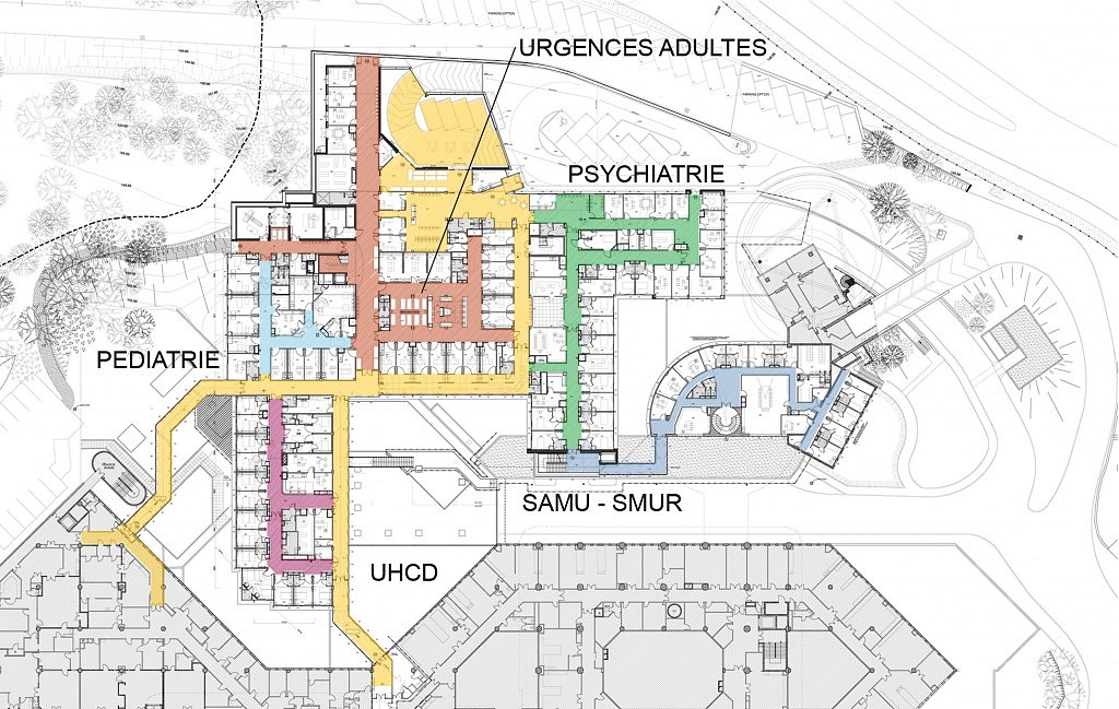 Hôpital André Mignot | 3sd architectes | architecture hospitalière